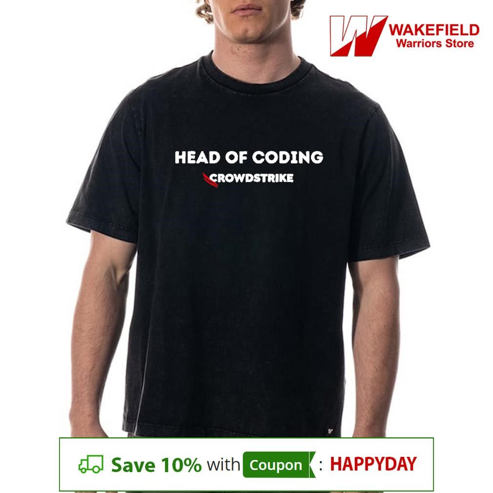 Crowdstrike head of Coding shirt, hoodie and sweatshirt